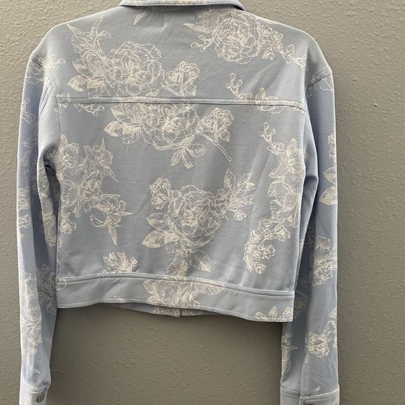 Material Girl | Jackets & Coats | Material Girl Embossed Floral Puff ...